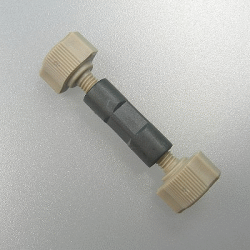 Union f. HPLC w. 0.01" hole, w. Nuts and Ferrules - MasCom GmbH