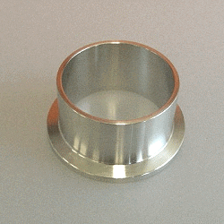 KF Tubulation DN 50, Tube OD 55x25mm long, 304SS - MasCom GmbH